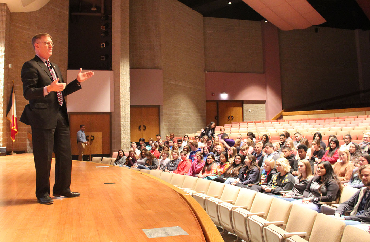 UNI President speaks to MHS students | Bobcats Making Headlines