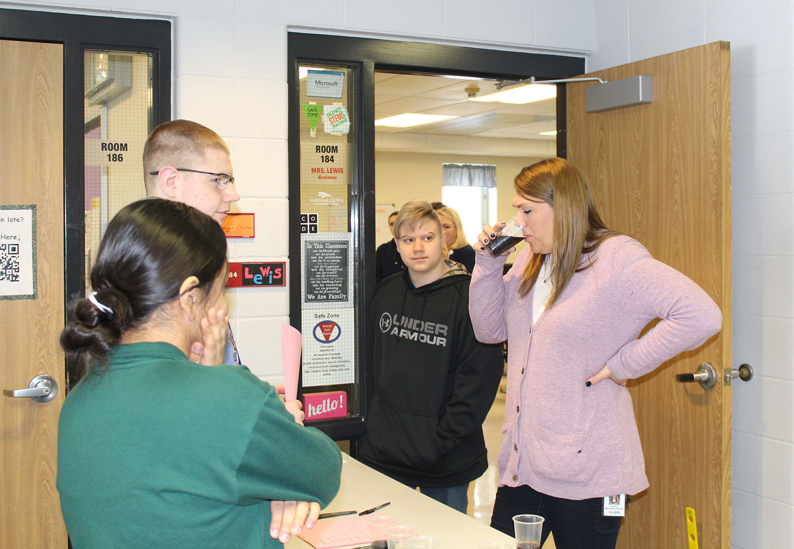 MHS marketing class uses taste test to compare brands | Bobcats Making ...