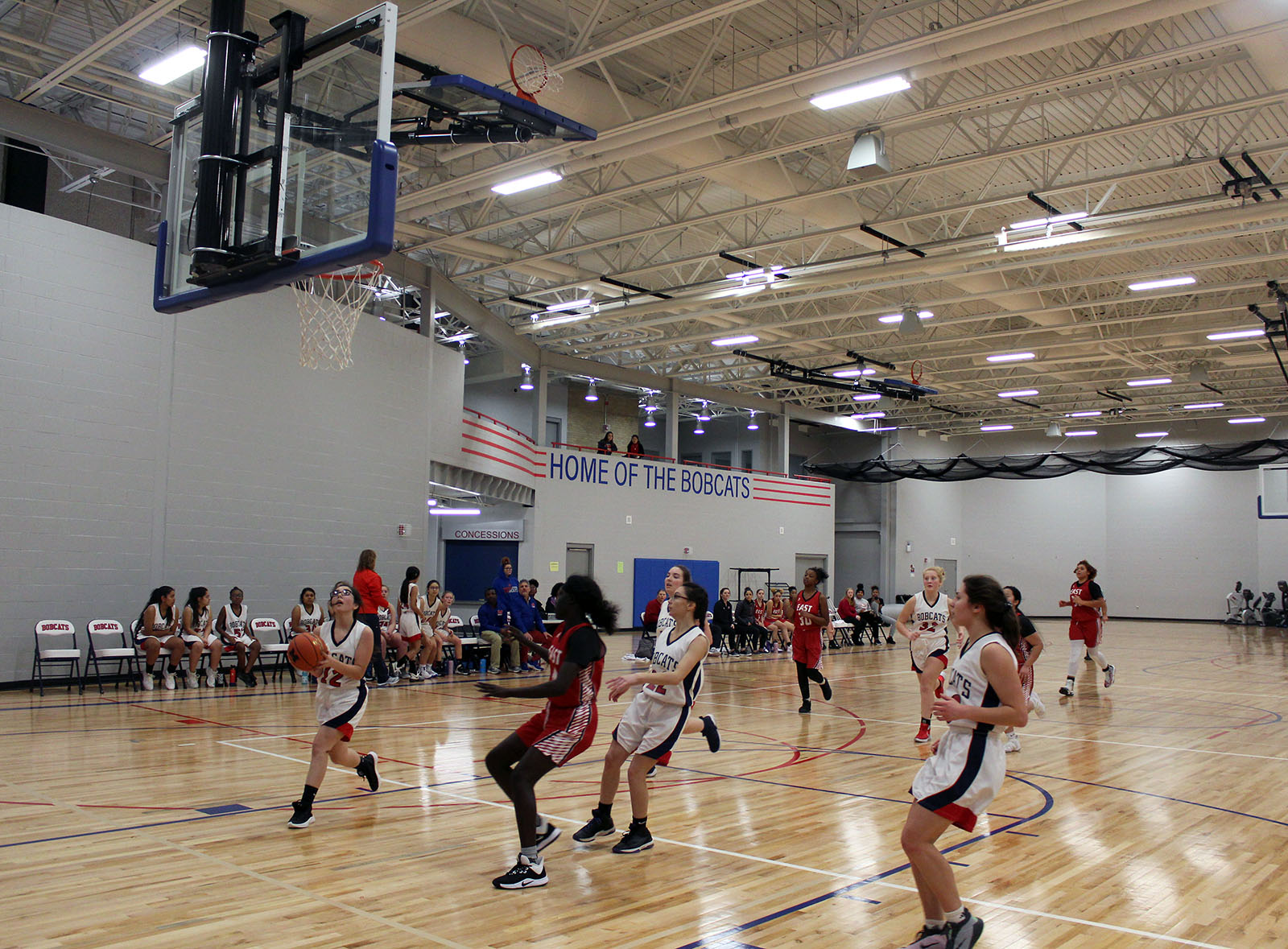 New gym hosts inaugural basketball game | Bobcats Making Headlines